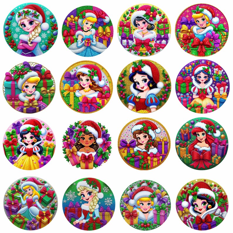 Princess Cartoon Christmas Ornament Png, Ornament Christmas Png, Funny ...