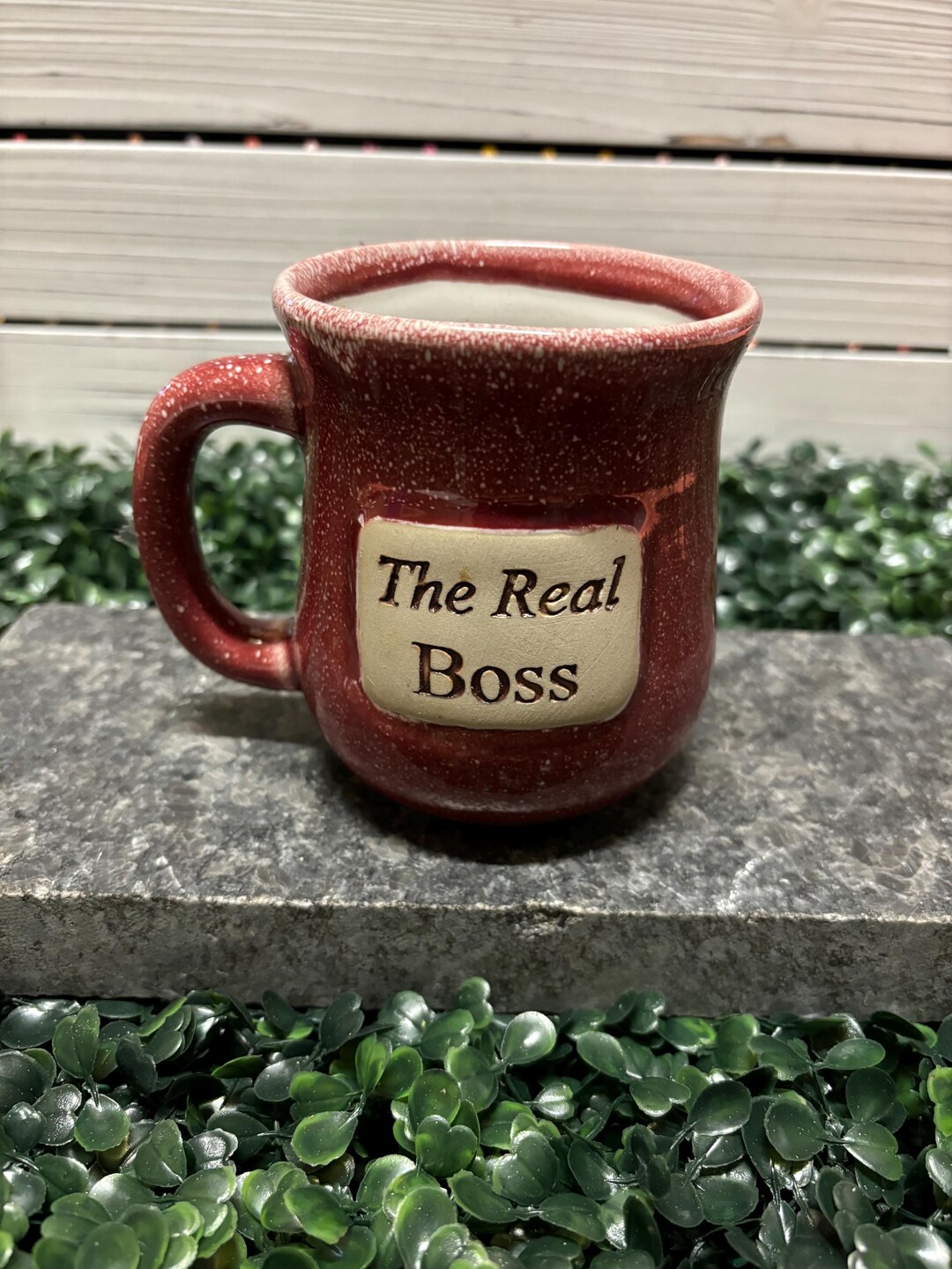 The Real Boss Pottery Mug - Etsy