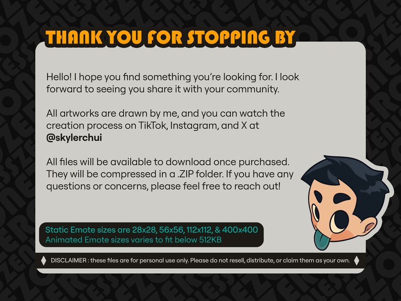 20 Zenless Zone Zero Emotes Pack for Streaming - Twitch, Discord ...