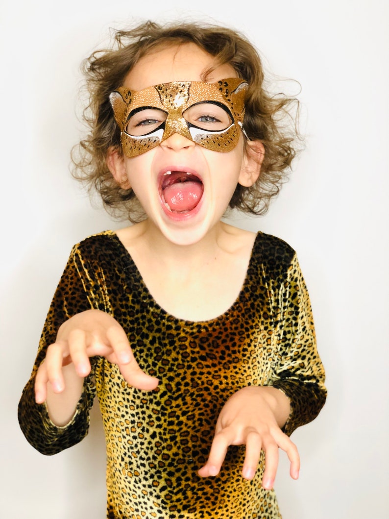 Cheetah Mask Costume Halloween Purim Dress Up | Etsy