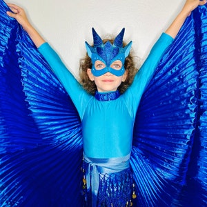 Blue Dragon Mask - Inspired by Wings of Fire - Tsunami - Seawing - Blue ...