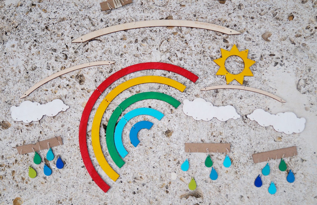 You Are My Sunshine Baby Mobile 3 With Rain Nursery Mobile - Etsy