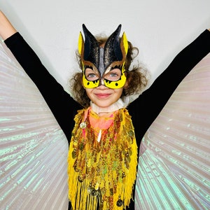 Yellow and Black Dragon Mask - Inspired by Wings of Fire - Bumblebee ...