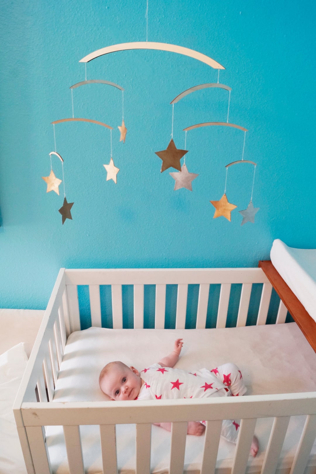Starry, Starry Night Paint Your Palette Gold and Grey - Star Mobile ...