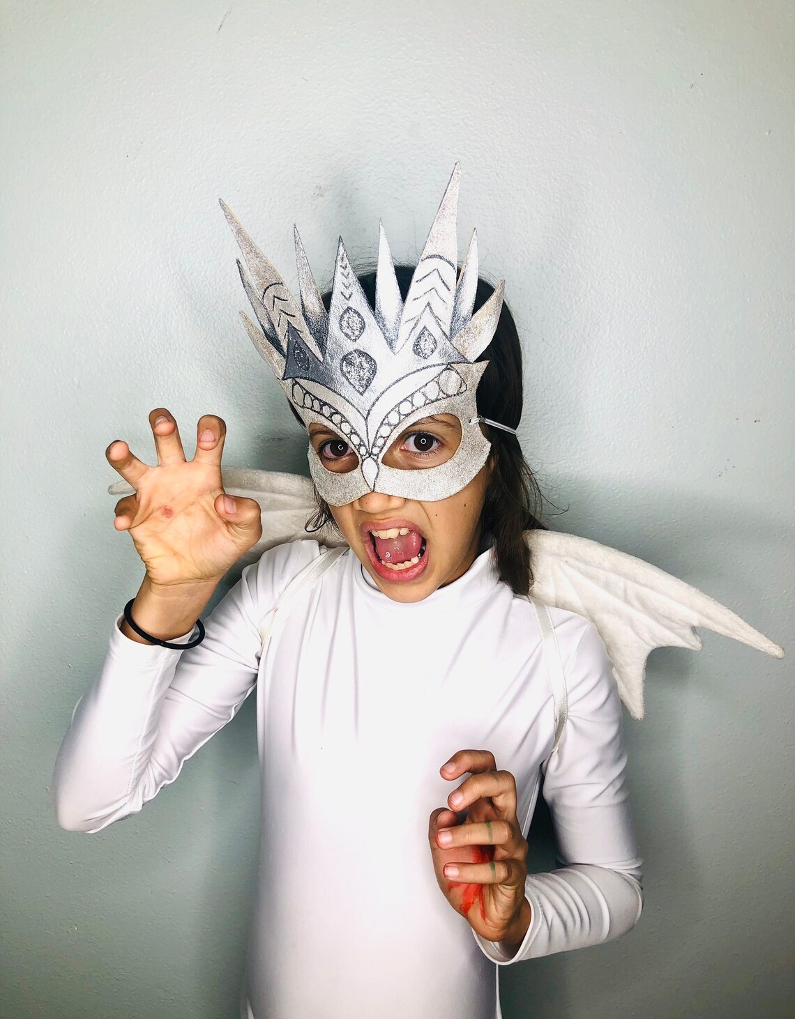 Dragon Mask - Inspired by Wings of Fire - Queen Glacier - Icewing ...