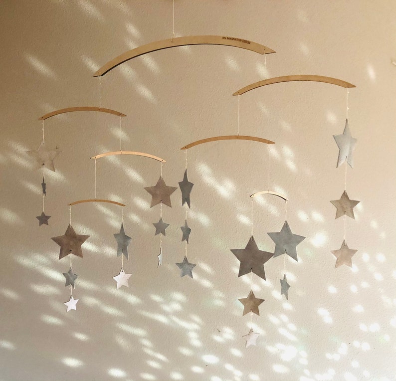 Starry Starry Night Large Mobile - Star Mobile - Baby Mobile ...