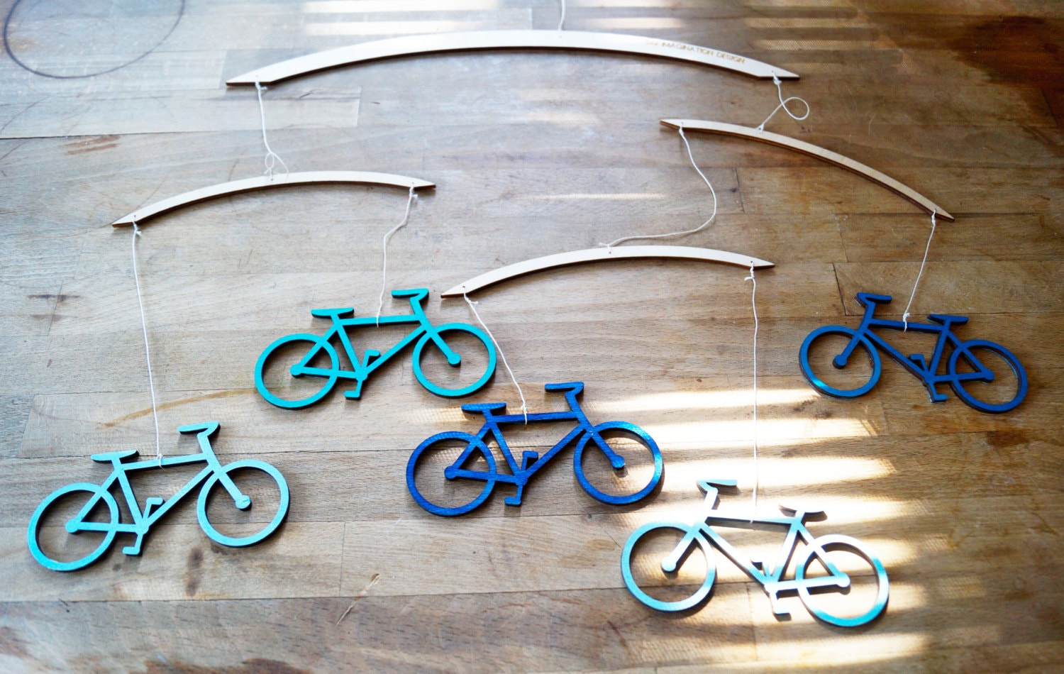 Bicycle Mobile Wooden Mobile Nursery Mobile Bike Mobile | Etsy