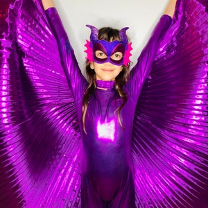 Purple Dragon Mask inspired by Wings of Fire queen Magnificent Rainwing ...