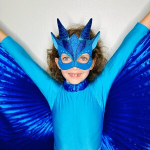 Blue Dragon Mask - Inspired by Wings of Fire - Tsunami - Seawing - Blue ...