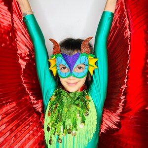 Dragon Mask - Inspired by Wings of Fire - Queen Glory - Rainwing ...