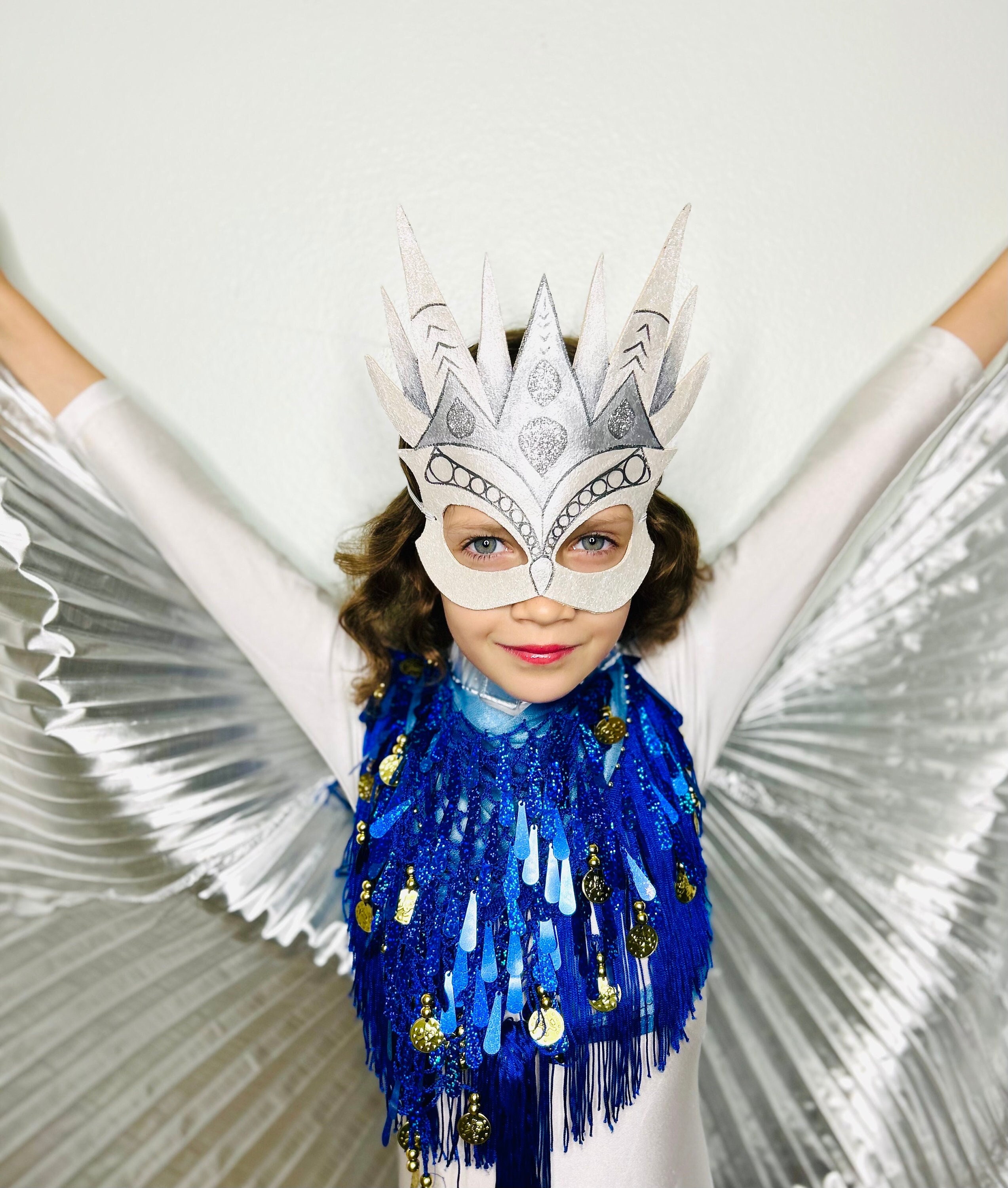 Dragon Mask - Inspired by Wings of Fire - Queen Glacier - Icewing ...