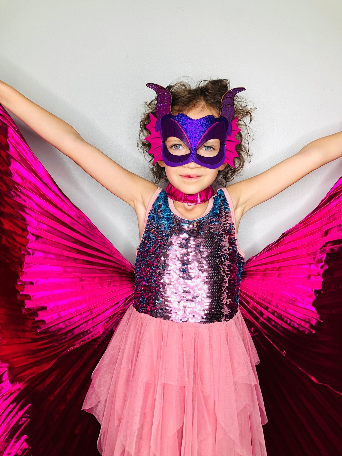 Purple Dragon Mask inspired by Wings of Fire queen - Etsy