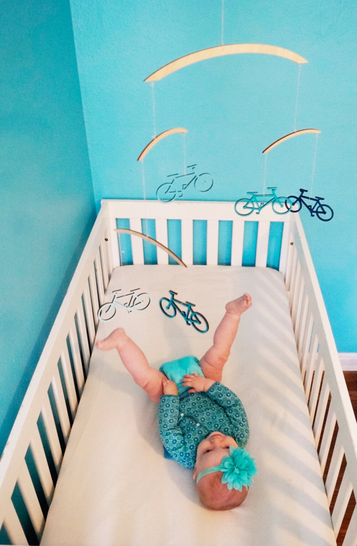 Bicycle Mobile Wooden Mobile Nursery Mobile Bike Mobile | Etsy