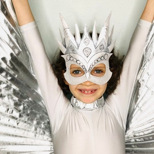 Dragon Mask - Inspired by Wings of Fire - Queen Glacier - Icewing ...