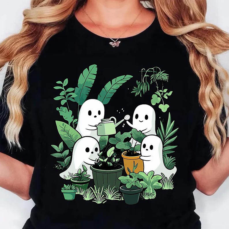 Halloween Ghost Plant PNG Bundle, Spooky Plant Lady Png , Plants Have ...