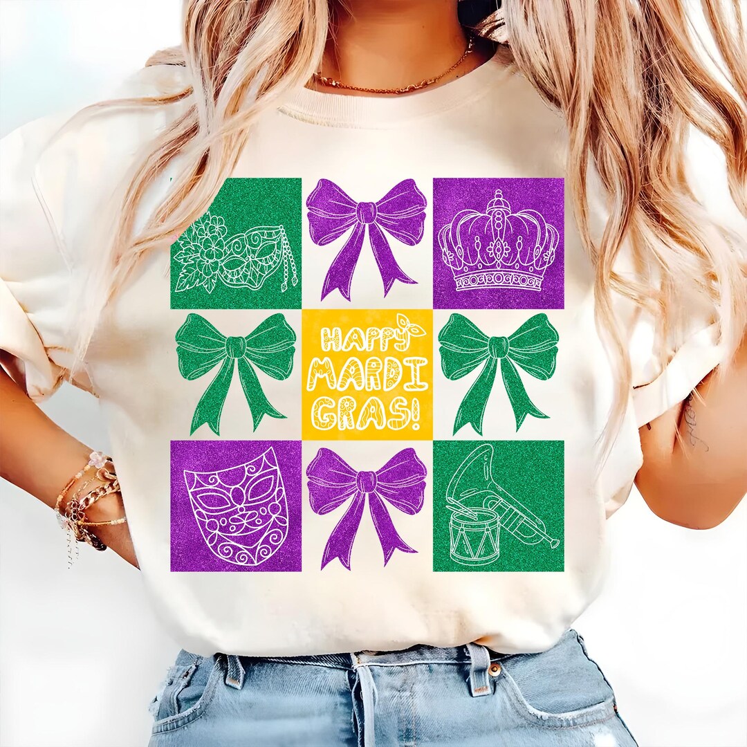 Checkered Mardi Gras PNG, Fleur De Lis Png, Retro Mardi Gras Png, Mardi ...