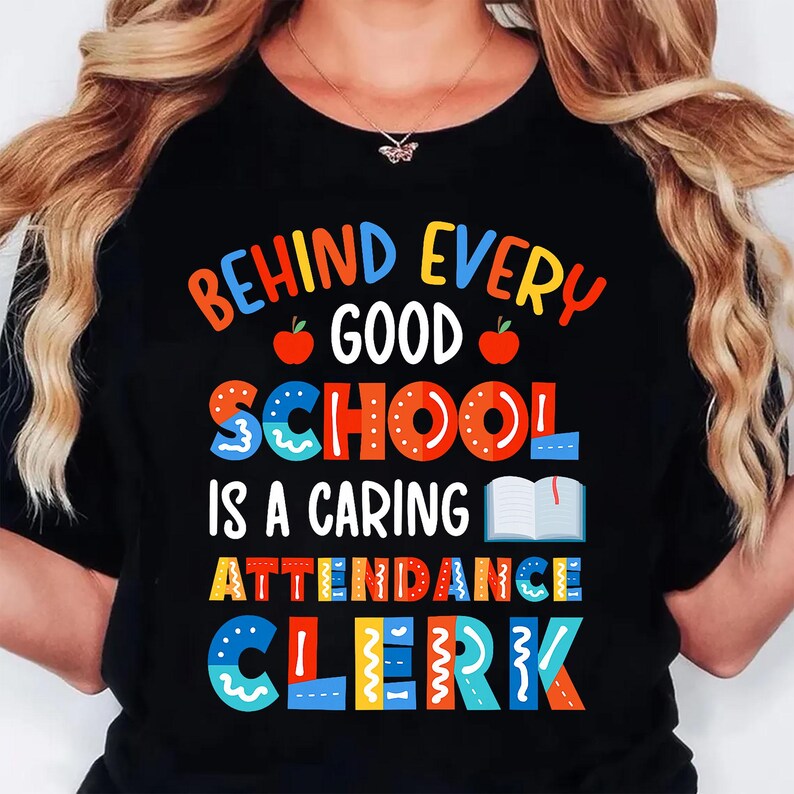 Attendance Clerk PNG Bundle, School Office Staff Sublimation Design ...