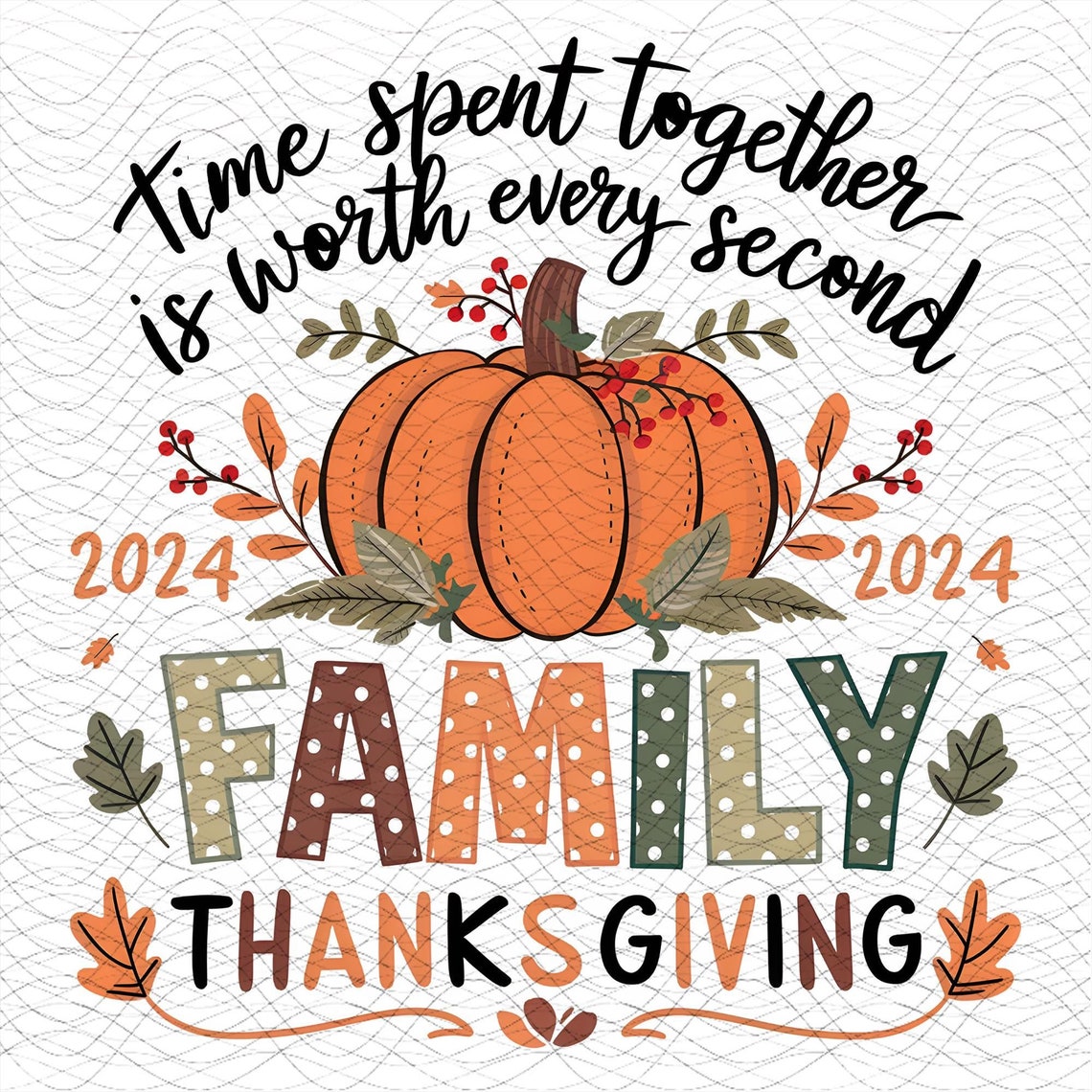 Family Thanksgiving 2024 Png, Family Thanksgiving Png, Matching Family ...
