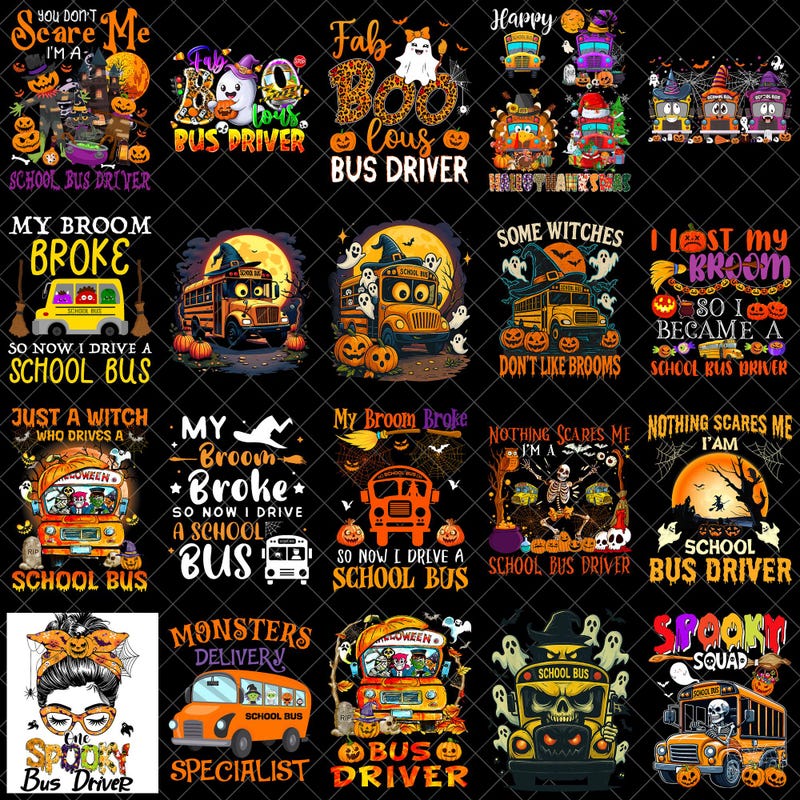 Halloween Bus Decor - Etsy