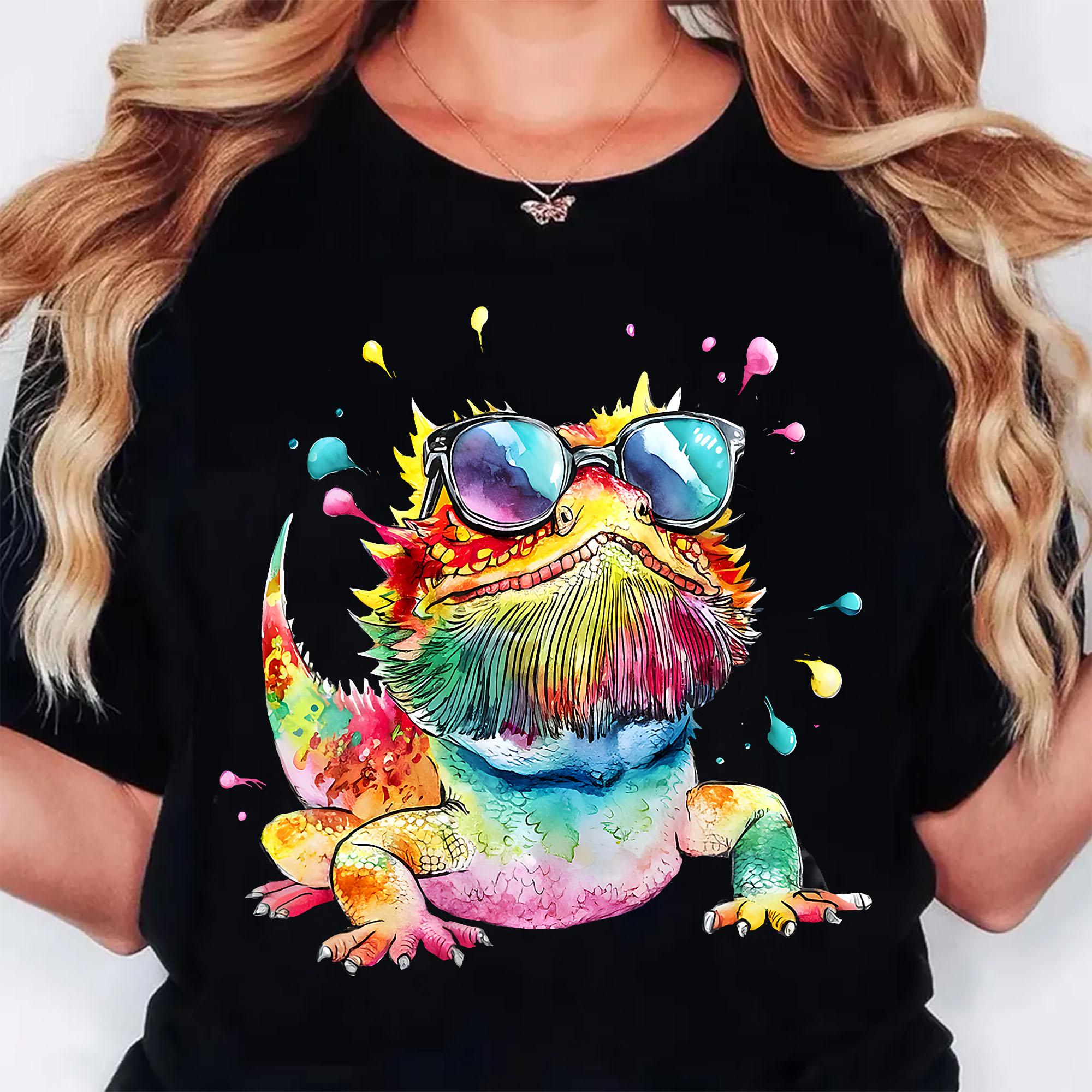 Bearded Dragon Png Bundle, Funny Reptile Pet Sublimation Design ...