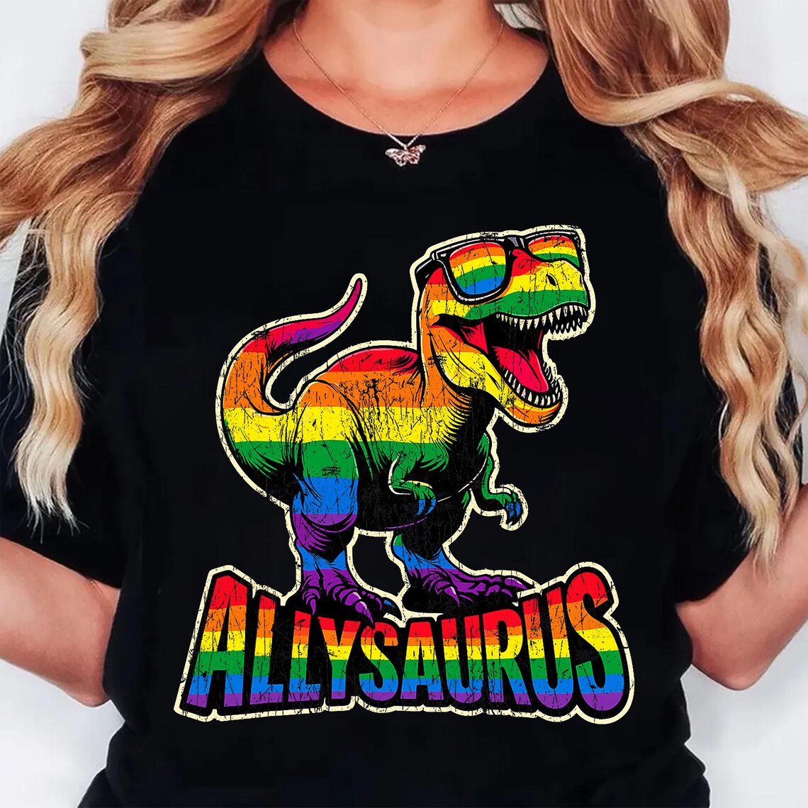 Rainbow Dinosaur PNG Bundle, LGBTQ Ally Saurus Png, Pride T-rex Png ...