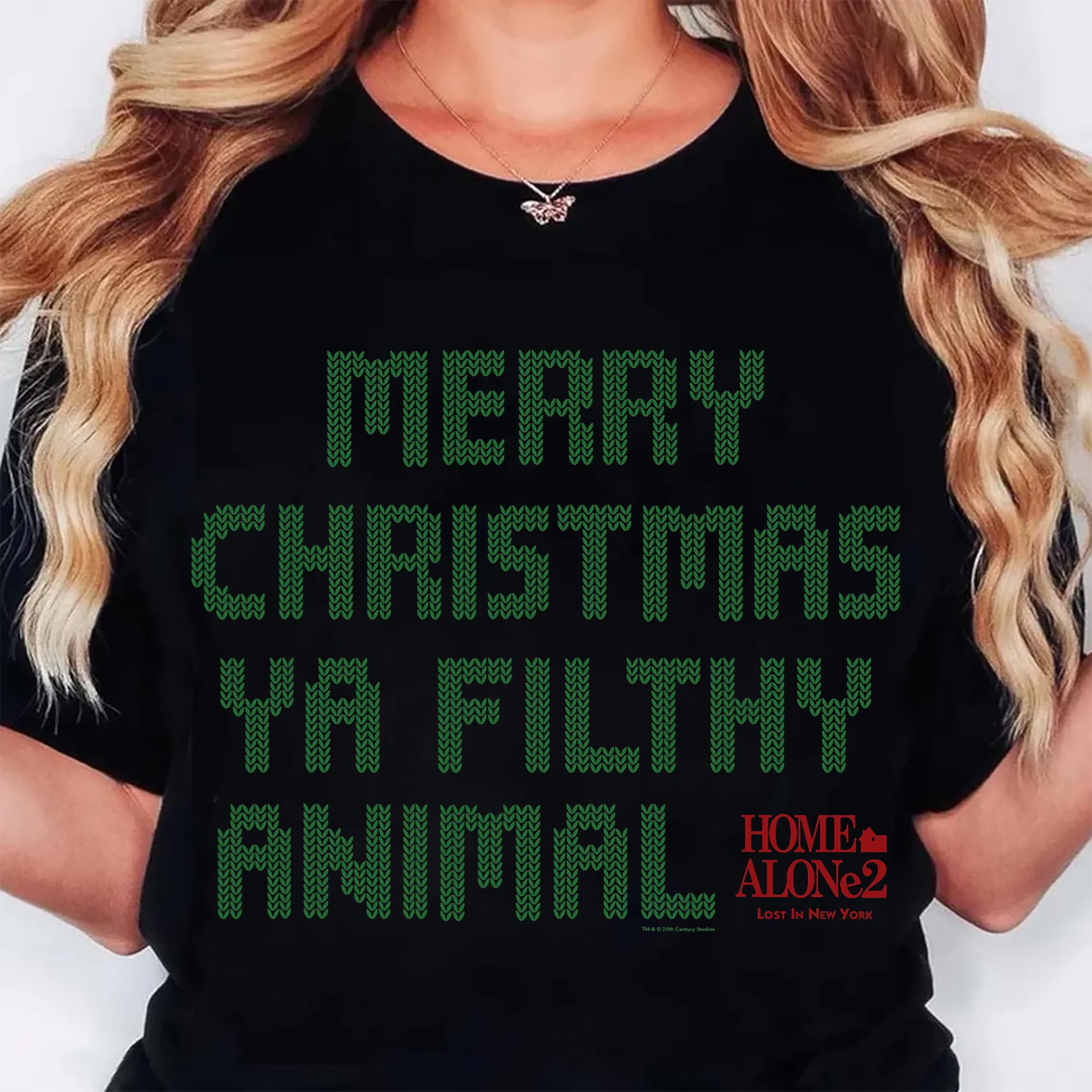 Merry Christmas Ya Filthy Animal PNG Bundle, Funny Xmas Quote ...