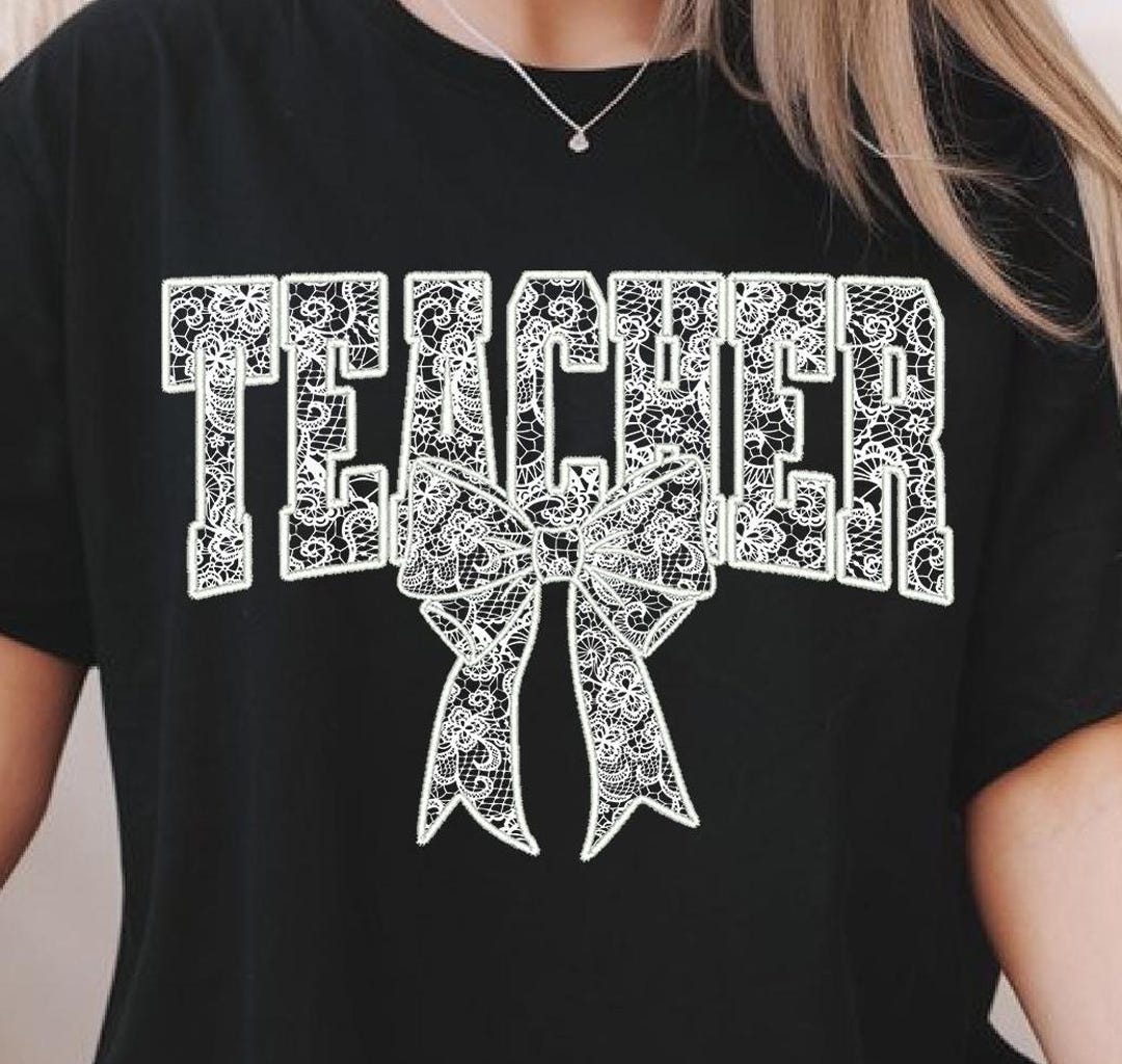 Lace Teacher Coquette Png, Coquette Bowteach Png, Lace Teacher PNG ...