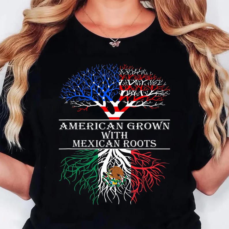 American Grown Mexican Roots PNG Bundle, Heritage Tree Sublimation, USA ...