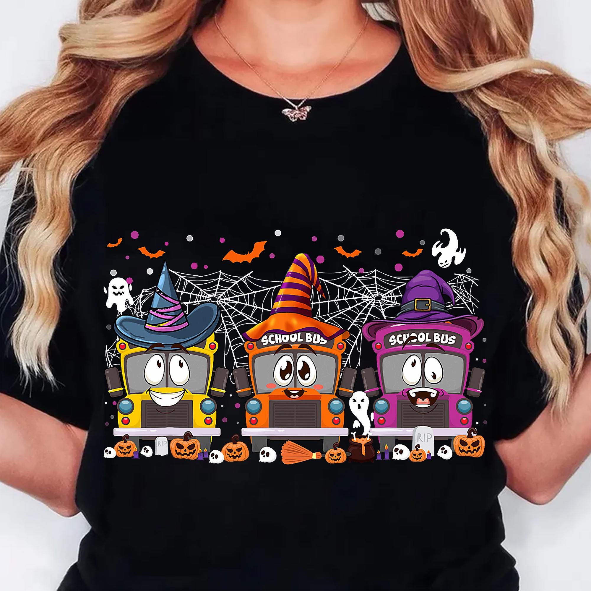 Halloween School Bus Driver PNG Bundle, My Broom Broke Ghost Png, Fab ...