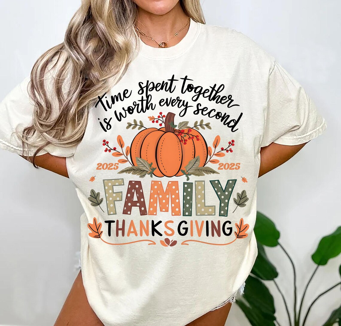 Family Thanksgiving 2024 Png, Family Thanksgiving Png, Matching Family ...