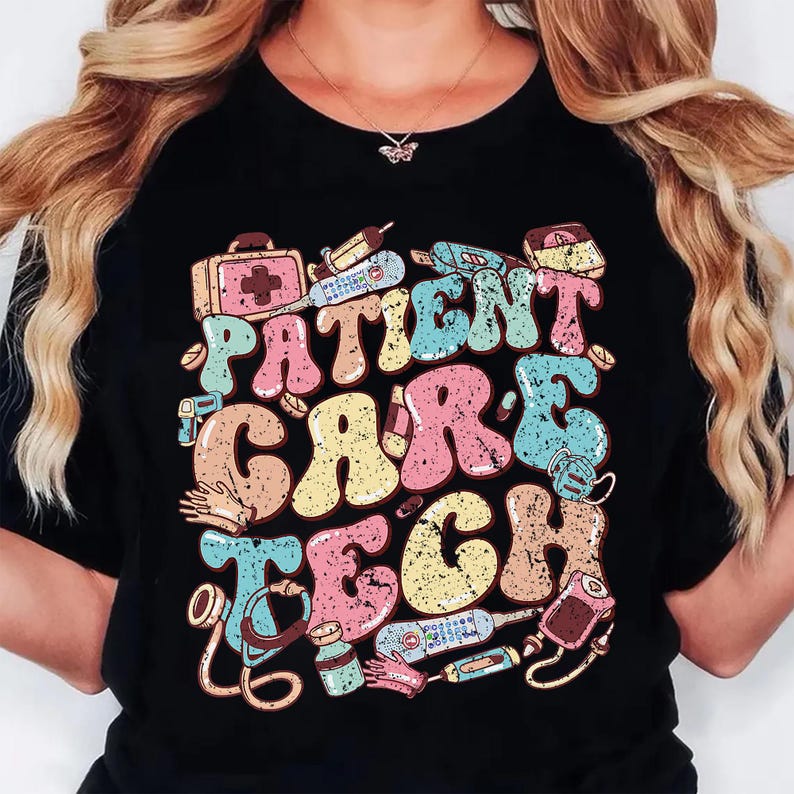 Patient Care Tech PNG Bundle, Patient Care Technician Sublimation File ...