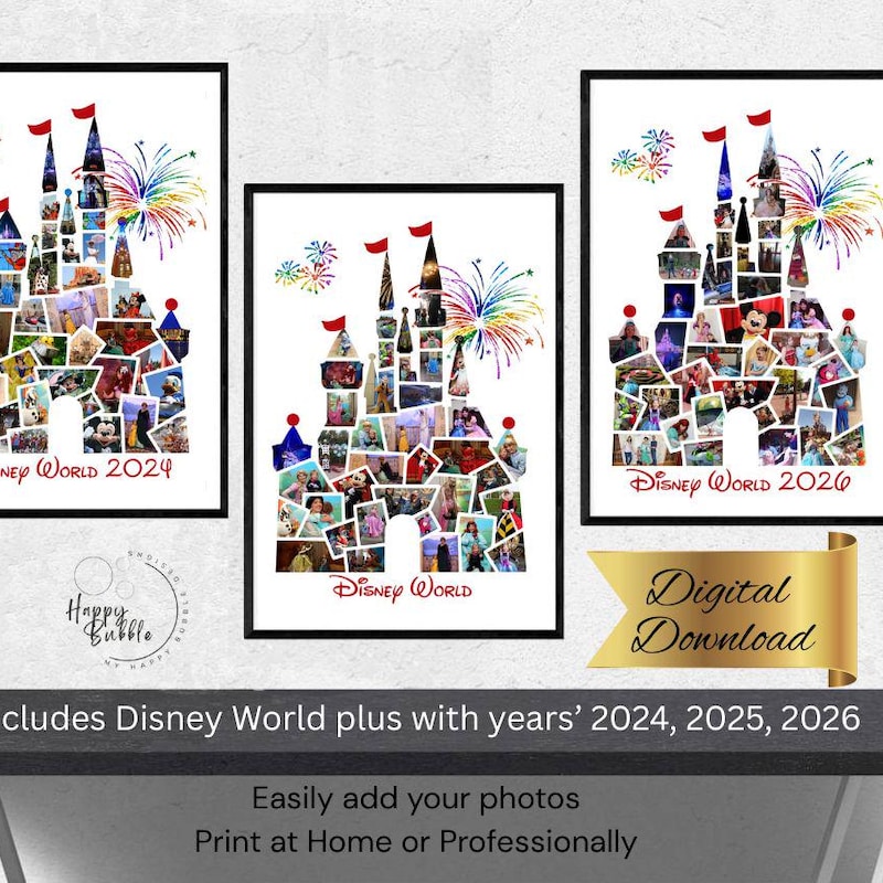 Disneyworld Frame Wall - Etsy UK