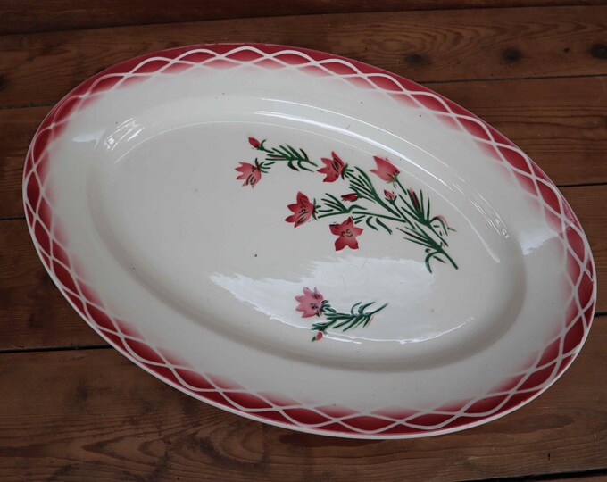 Oval Dish, "aude" Model, Sarreguemines Digoin - Etsy