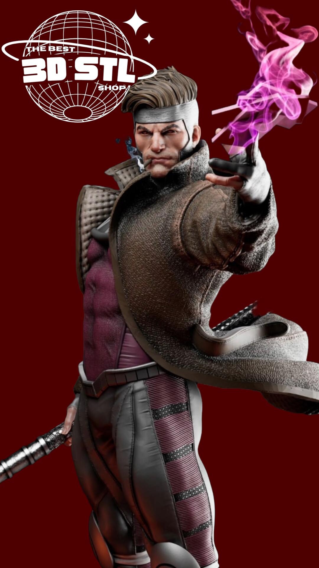 Gambit 3D STL File - Etsy