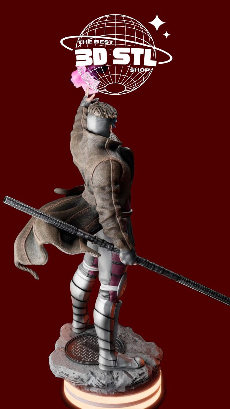 Gambit 3D STL File - Etsy