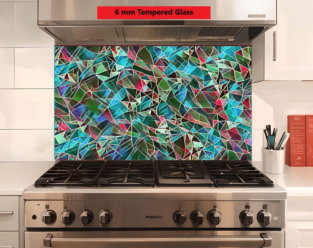 Kitchen Backsplash Tiles-cooker Panel Kitchen-wall Decor-kitchen Glass ...
