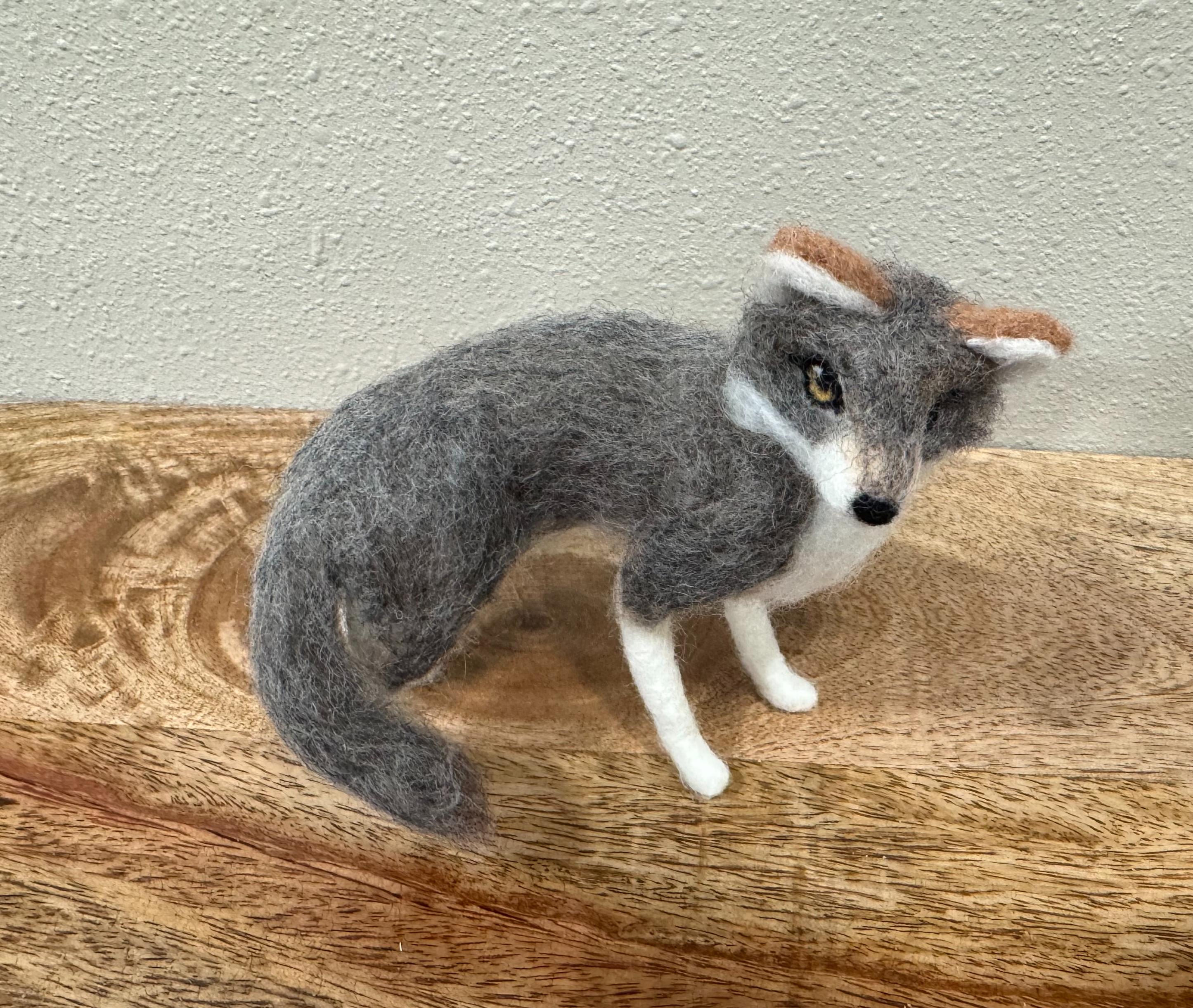 Needle Felted Wolf - Etsy
