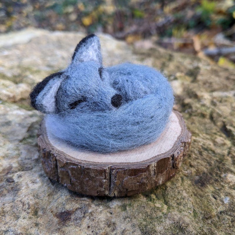 Needle Felted Wolf - Etsy