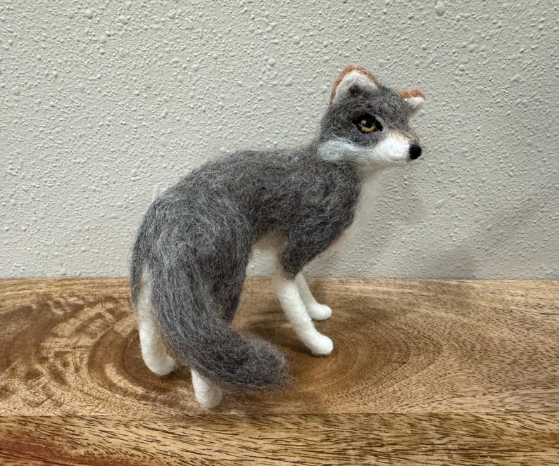 Needle Felted Wolf - Etsy