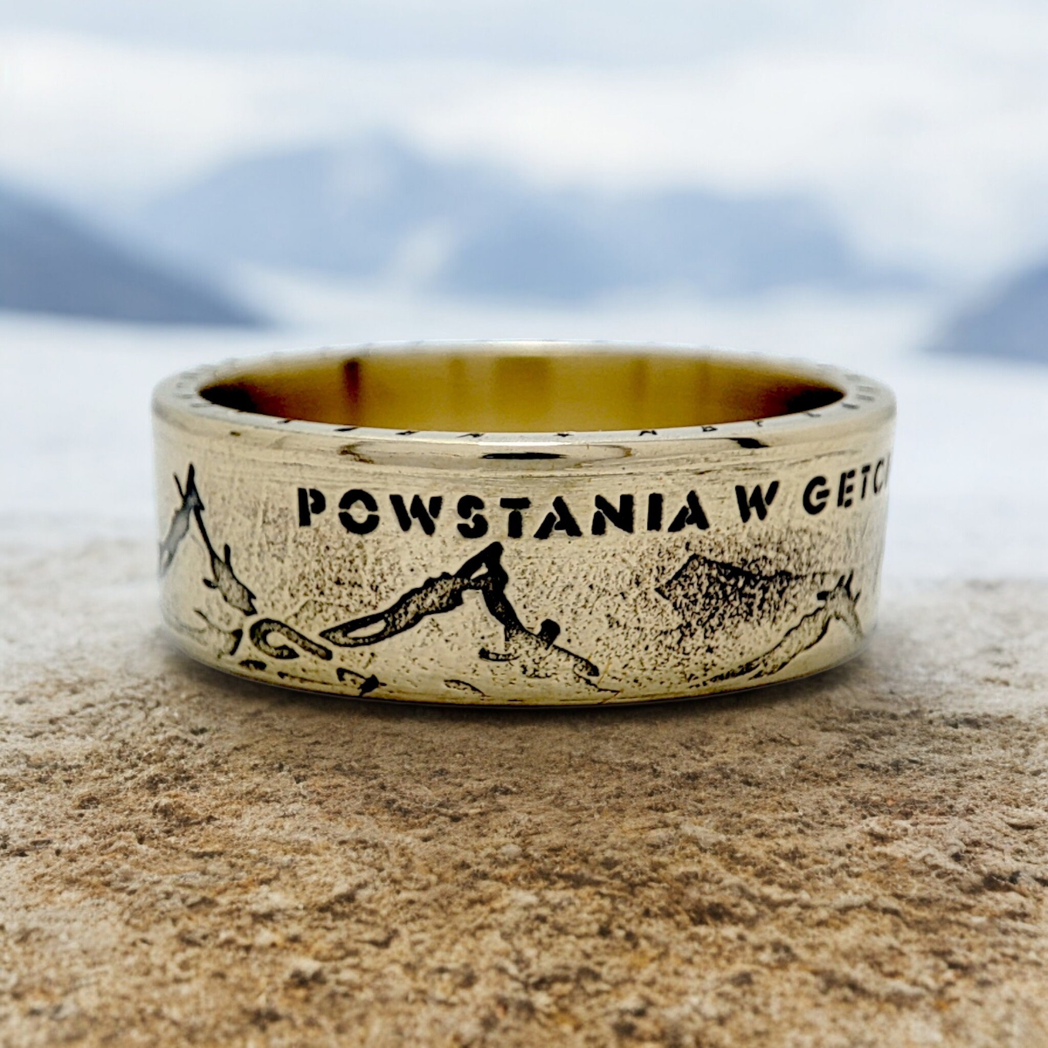 Poland Coin Ring, Vintage Poland Ring, Vintage Poland Coin Ring, Ring ...