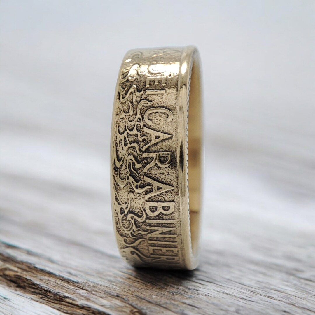 Italy Ring for Woman, Italy Lire Ring, Ring Italy Coin, Italy Ring ...