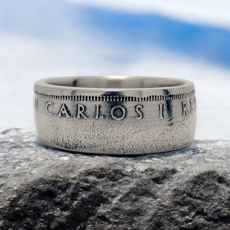 Man Spain Coin Ring, Unique Spain Ring Man, Vintage Coin Ring Spain ...