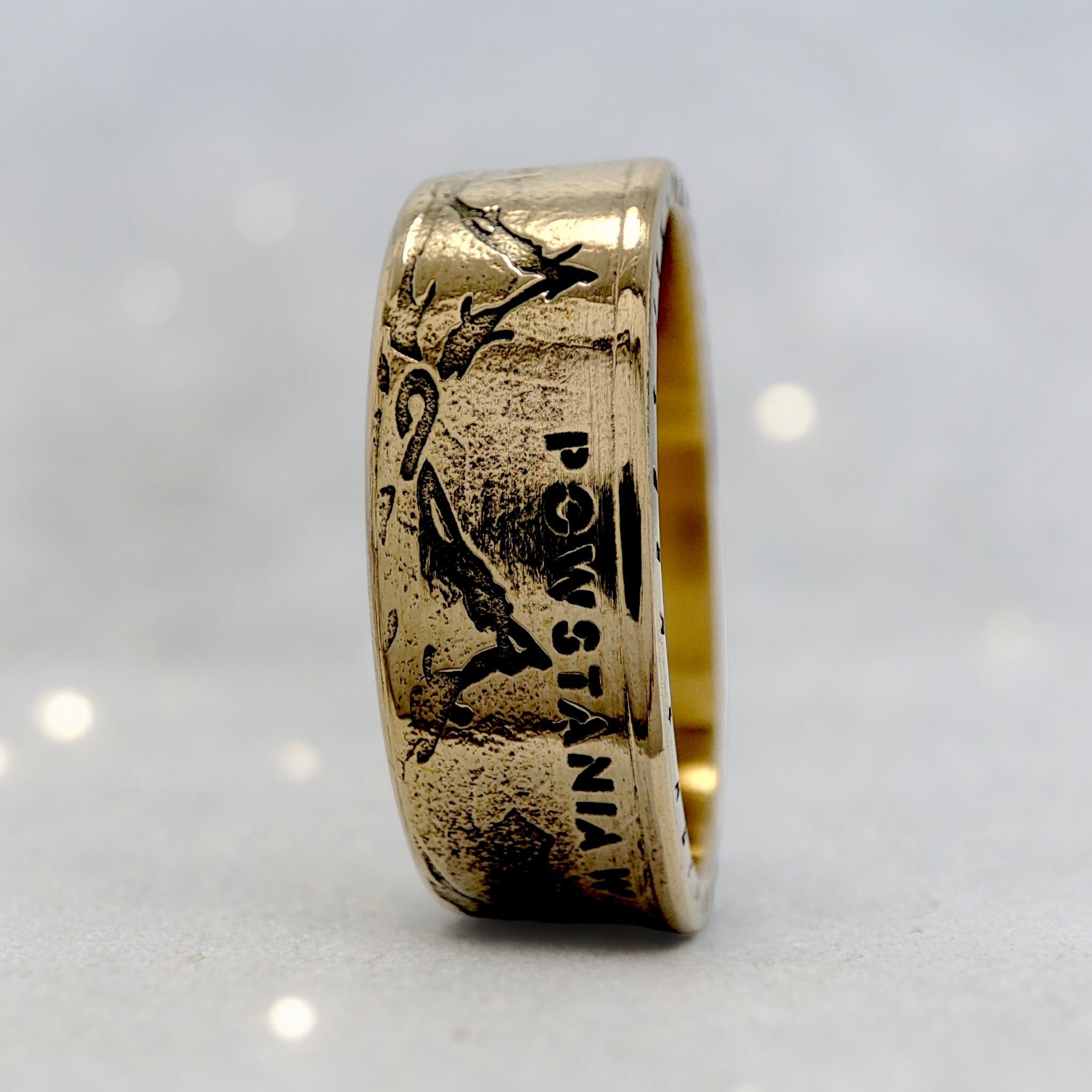 Poland Coin Ring, Vintage Poland Ring, Vintage Poland Coin Ring, Ring ...