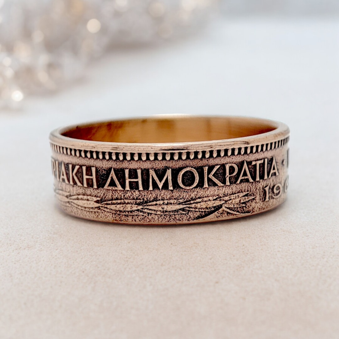 Cyprus Coin Ring Man, Cyprus Man Ring, Cyprus Woman Ring, Cyprus Usa ...