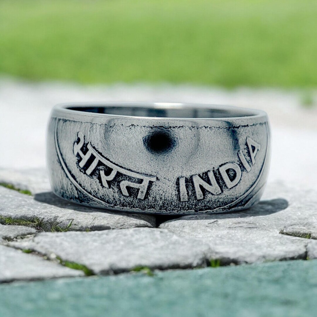 Indian Man Ring, Indian Ring Coin, Indian Ring, Ring for Man Indian ...