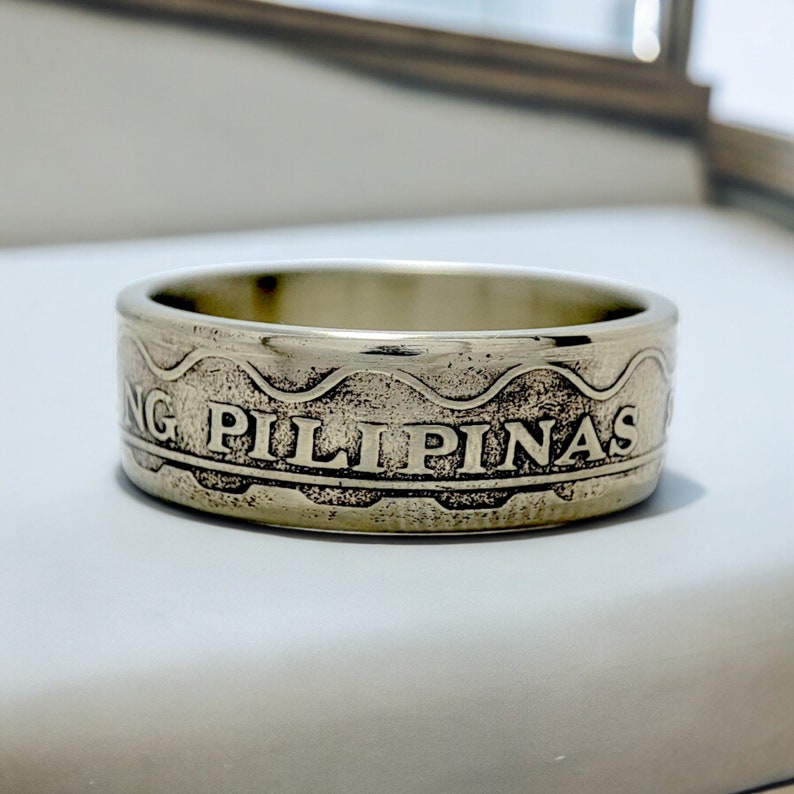 Philippines Ring Man, Philippines One Peso Ring, Vintage Philippines ...