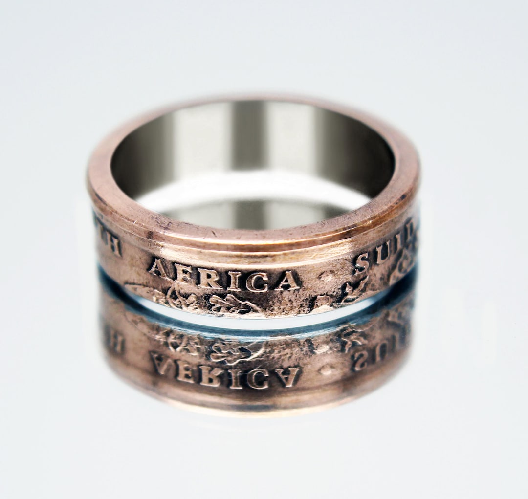 Coin Ring South Africa, Man South Africa Ring, South Africa Jewelry ...