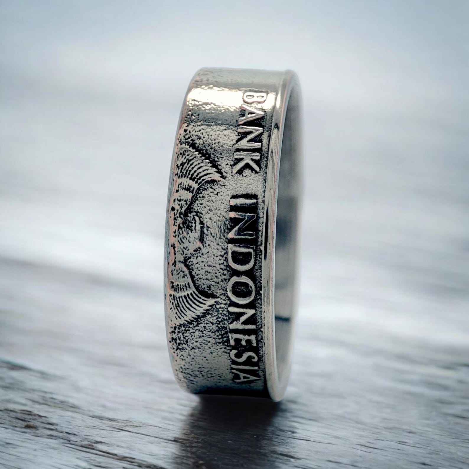 Indonesia Ring for Man, Indonesia Coin Man Ring, Indonesia Crest Ring ...