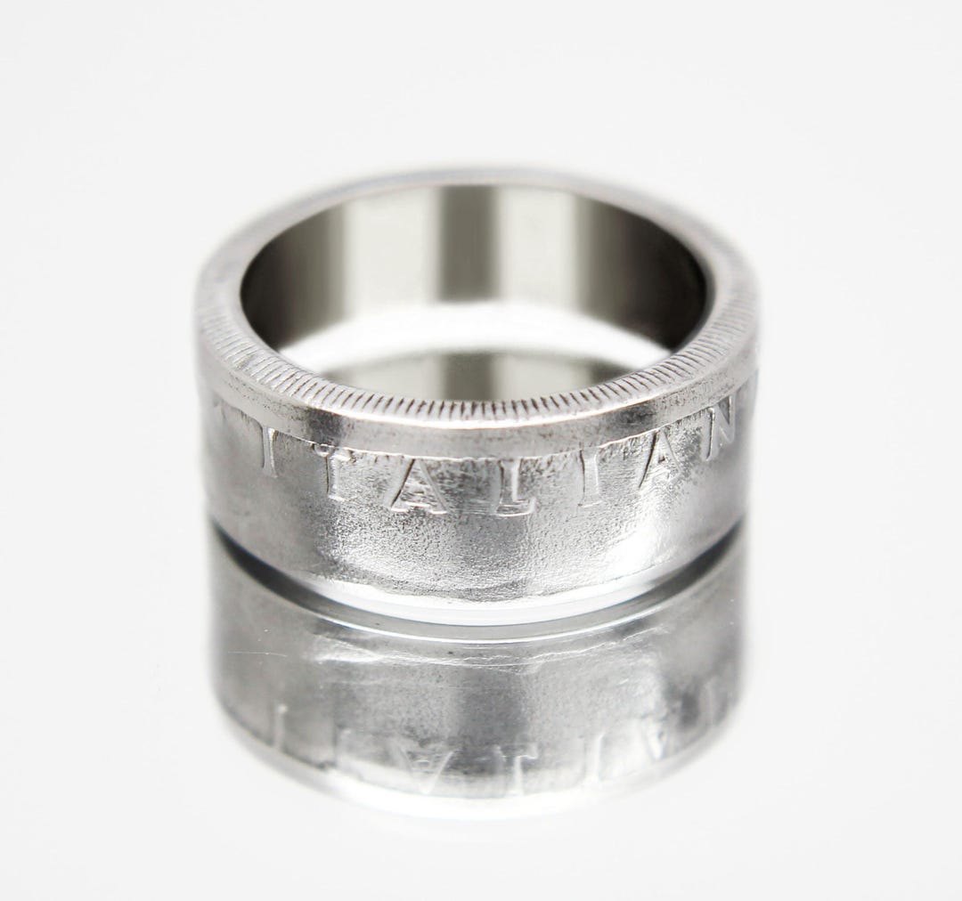 Italy Ring Brass, Italy Ring for Man, Italy Ring Girl, Italy Lire Ring ...