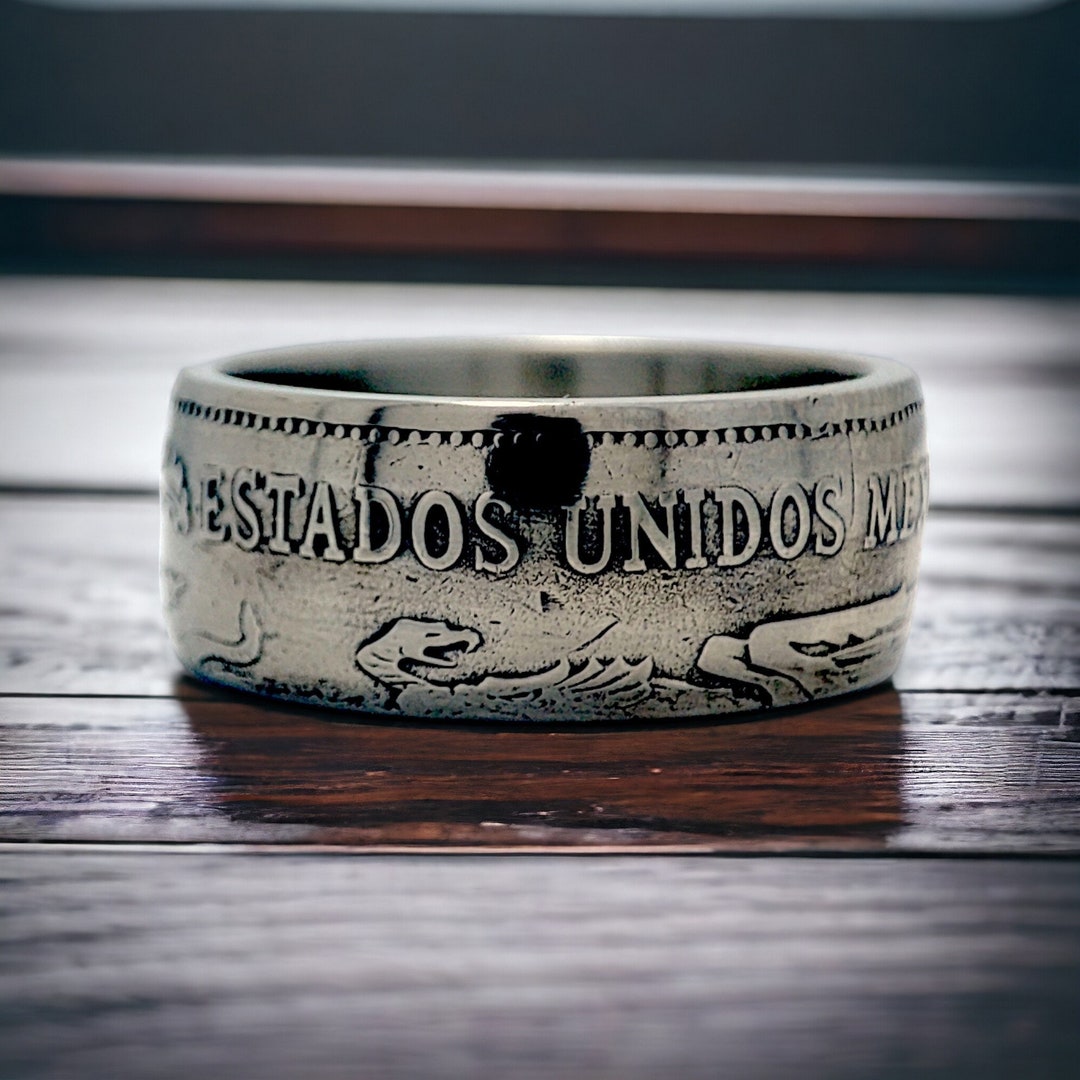 Mexico Coin Ring, Mexico Ring Man, Mexico Peso Ring, Mexico Girl Ring ...